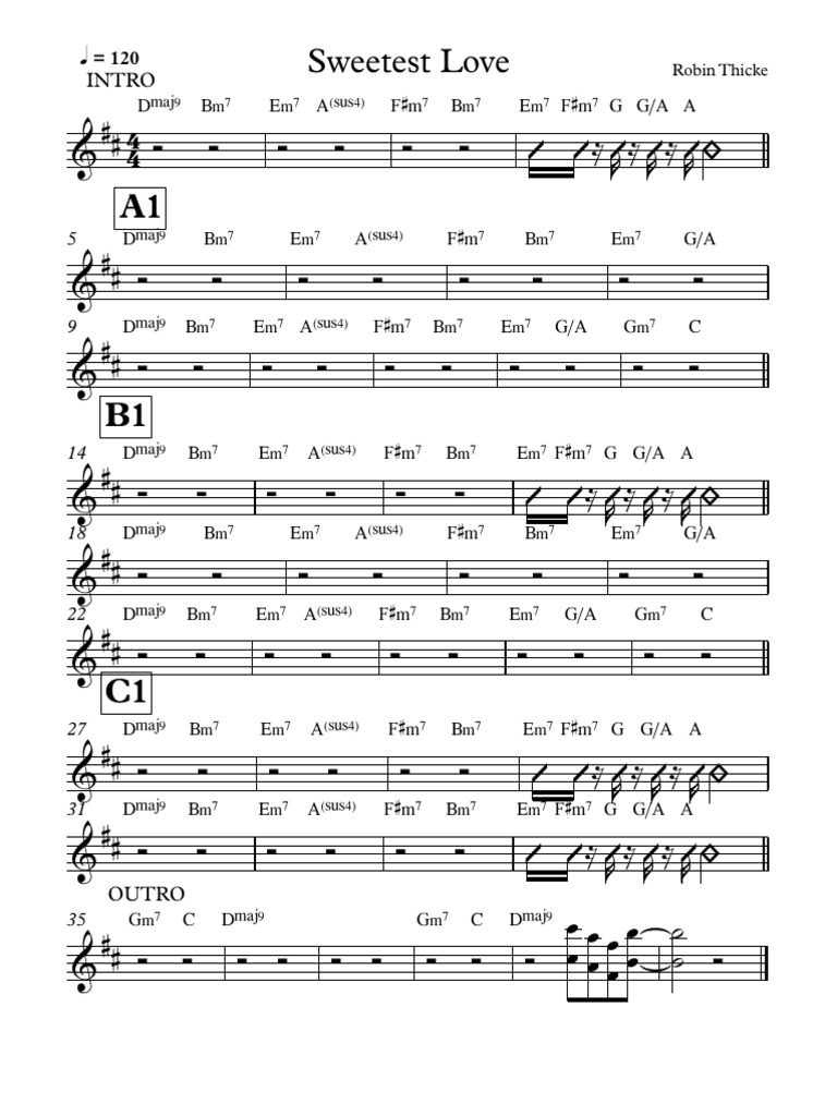 SweetestLove - Full Score | PDF