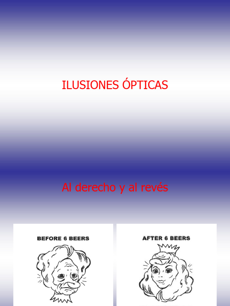 Ilusiones ópticas y rostros ocultos | PDF