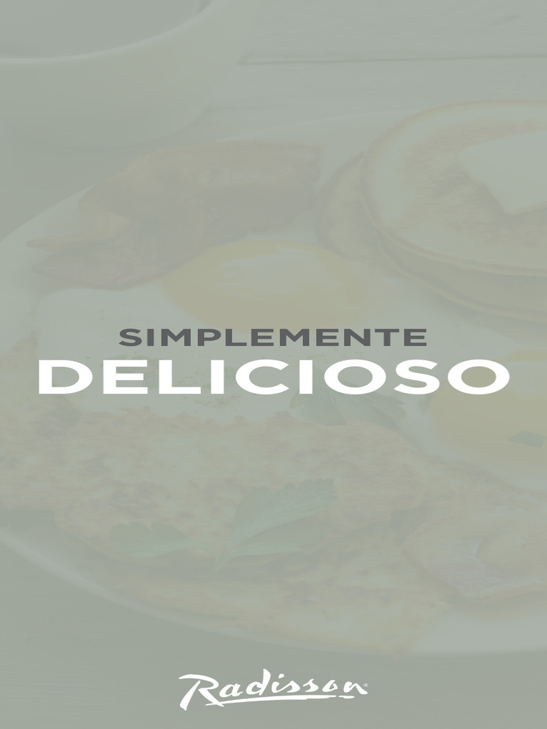 Menú de Room Service: Delicias Diarias | PDF | Papas fritas | Cocina ...