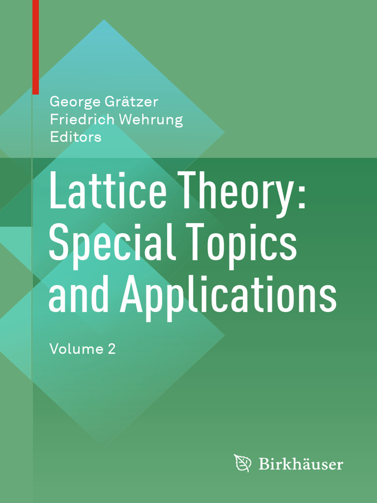 Lattice_Theory__Special_Topics_and | PDF | Convex Set | Geometry