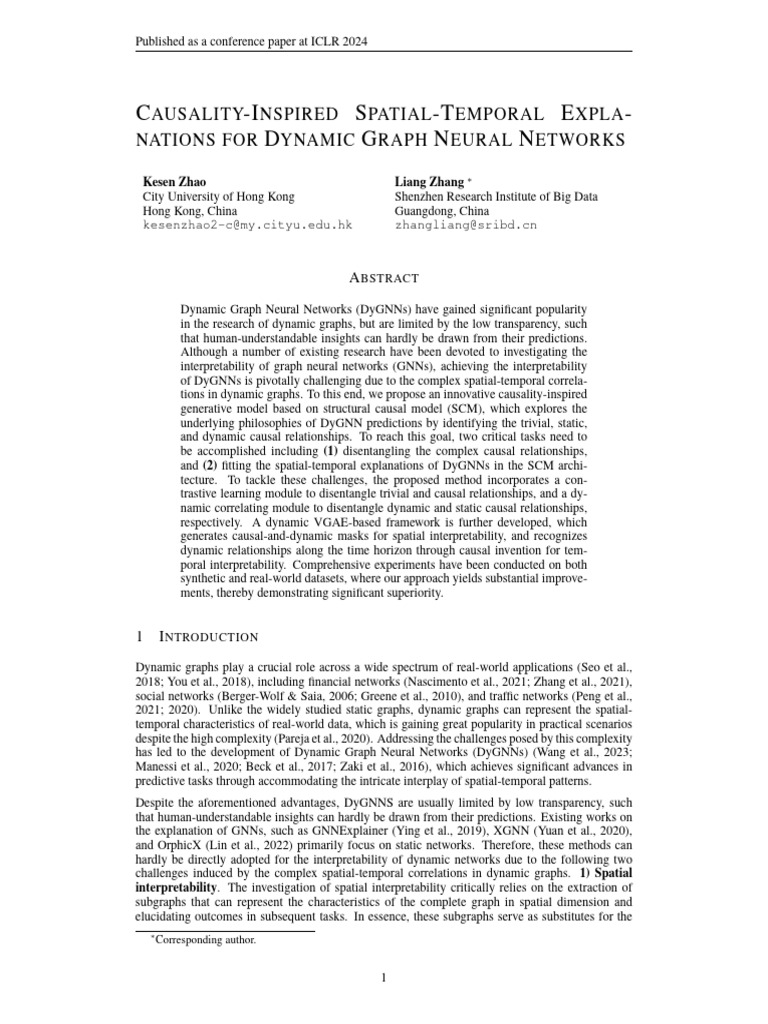 2023_Causality-Inspired Spatial-Temporal Explanations for Dynamic Graph Neural Networks_Zhao ...