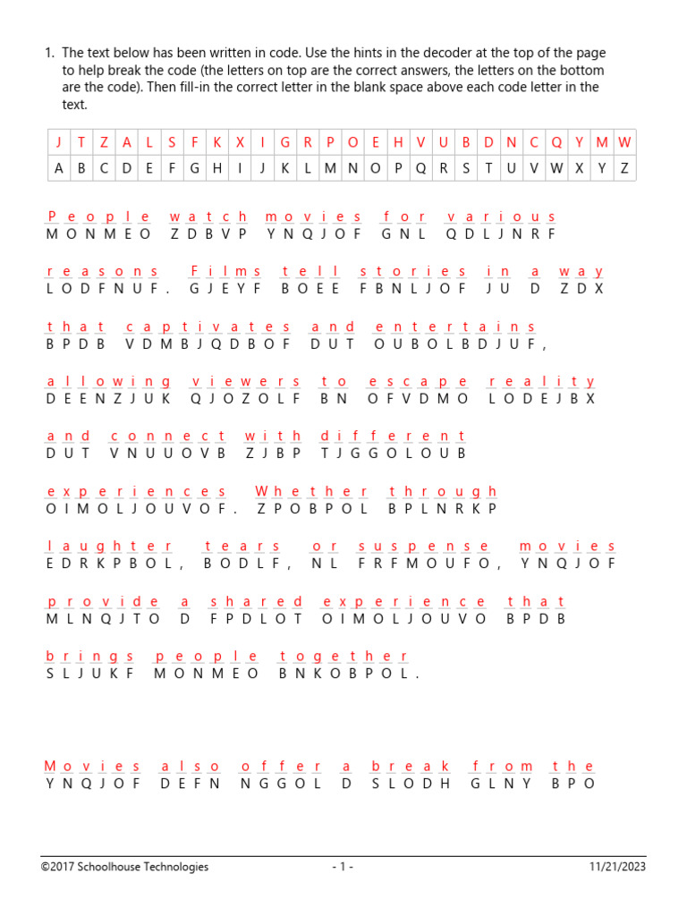 Cryptogram Ans | PDF