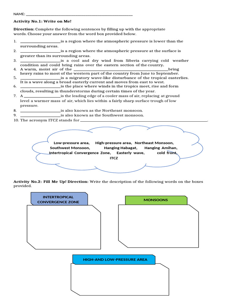 Activity No.1: Write On Me! Direction:: NAME | PDF