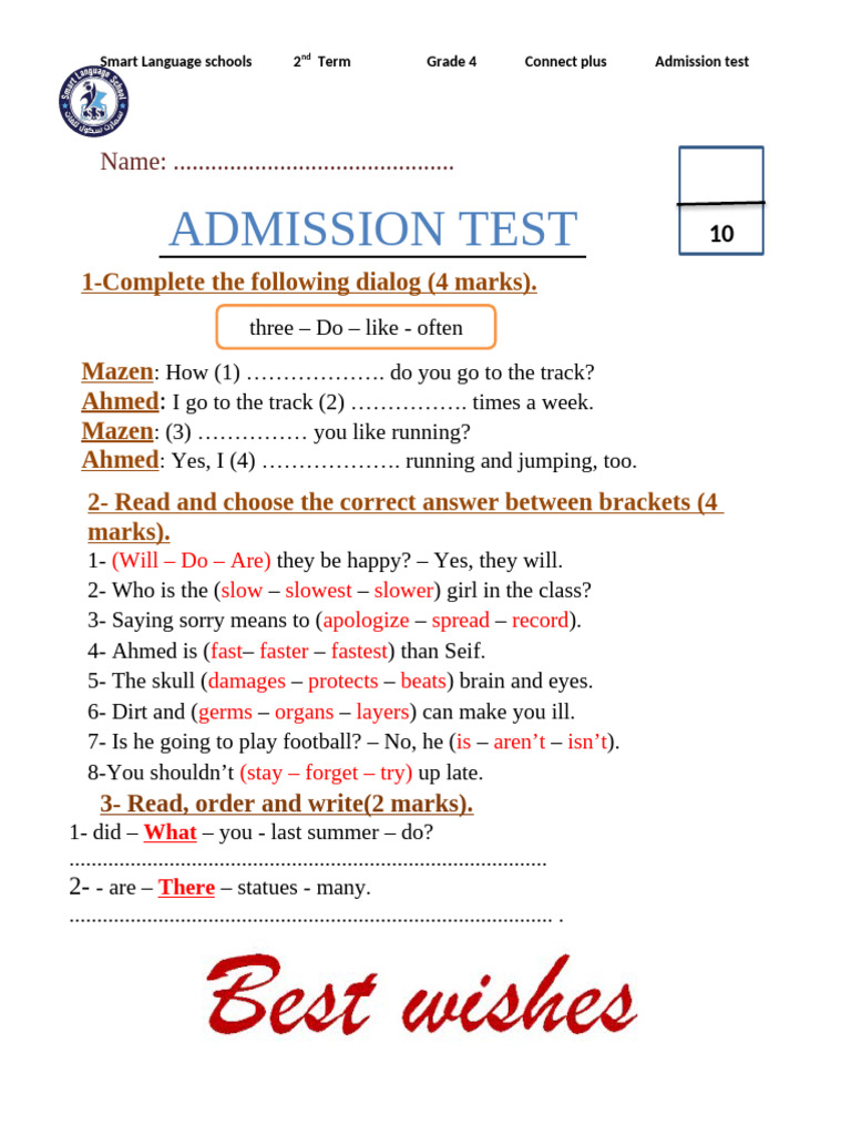 Grade 3 (A) - Connect Plus | PDF