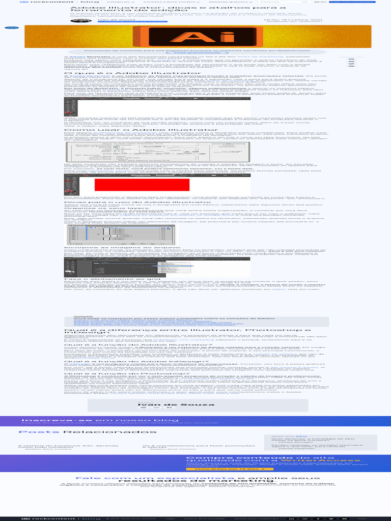 Adobe Illustrator_ entenda o que é e como usar essa ferramenta | PDF | Adobe Illustrator | Adobe ...