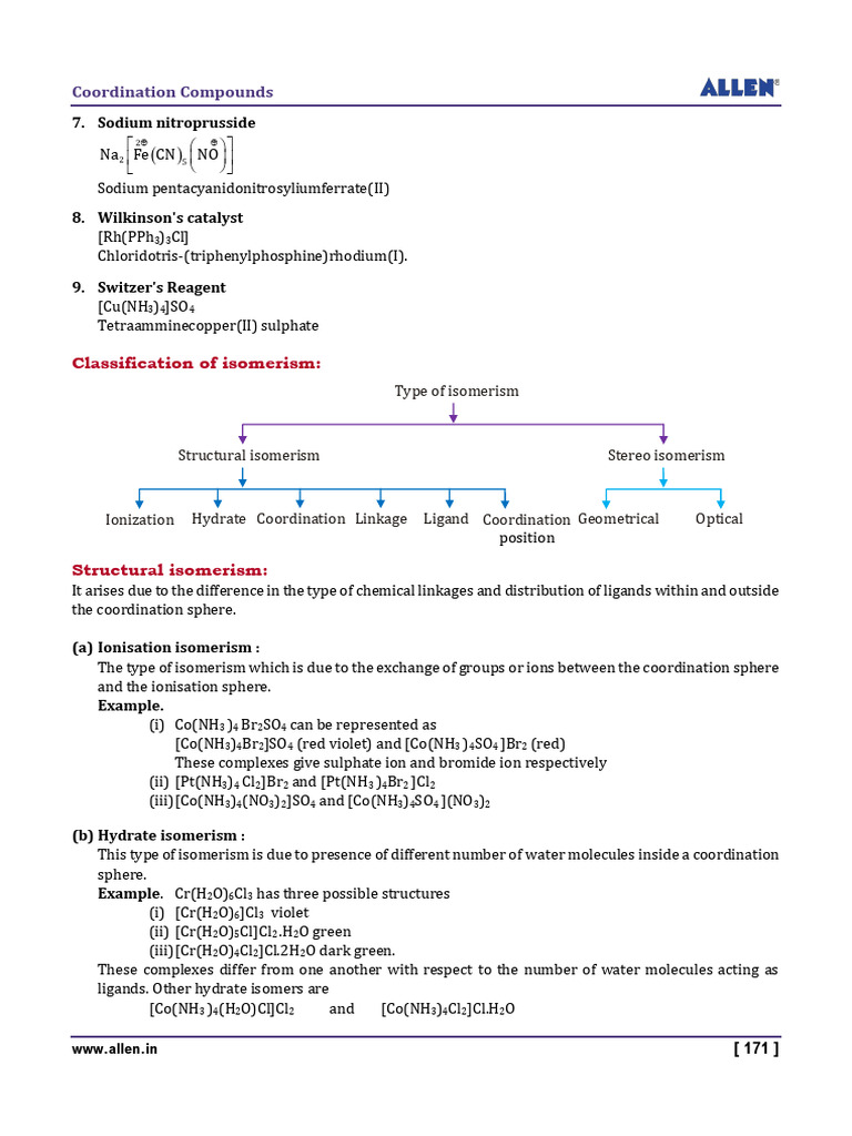 Coordination Compounds | PDF | Coordination Complex | Ligand