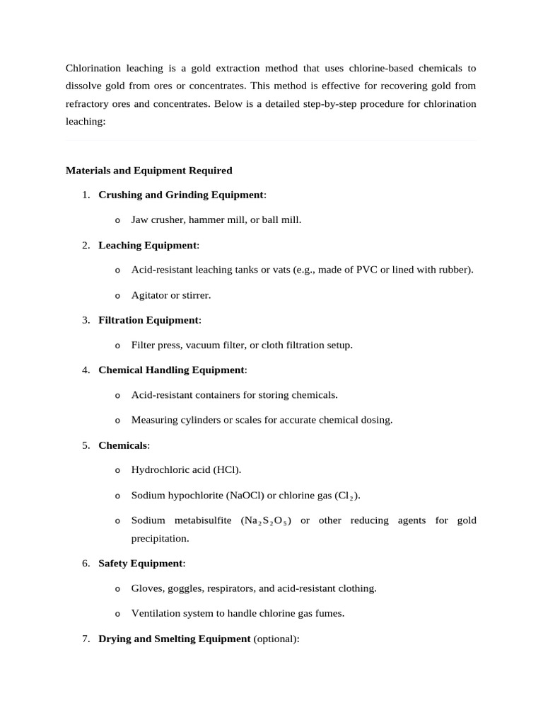 Ch Lori Nation | PDF | Gold | Filtration