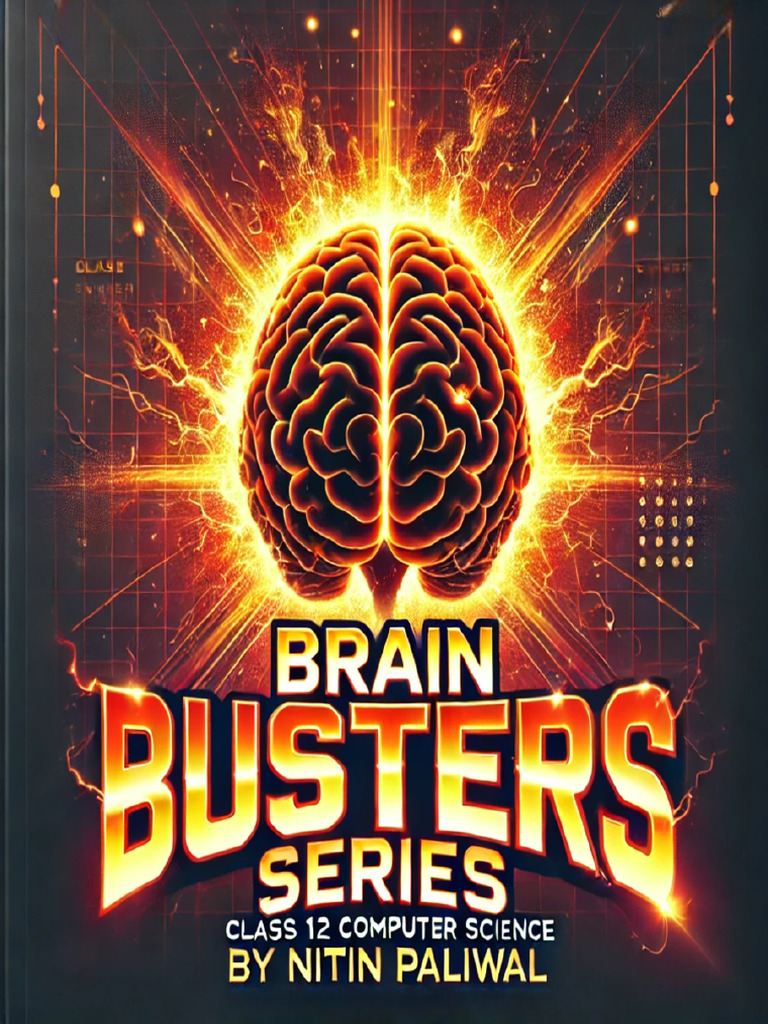 Class 12 Cs 100 Output Based Questions By Nitin Paliwal Pdf Pdf Bit Computer Science