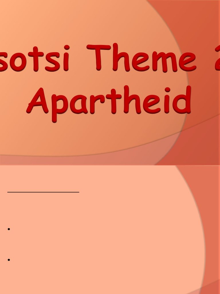 Apartheid | PDF