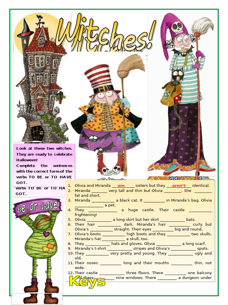 witches-be-and-have-grammar-drills-picture-description-exercises-tests ...