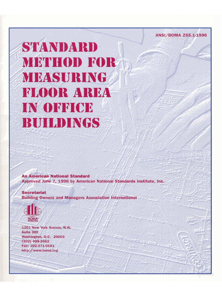 BOMA Standard Method For Measuring Floor Area in Office Buildings | PDF