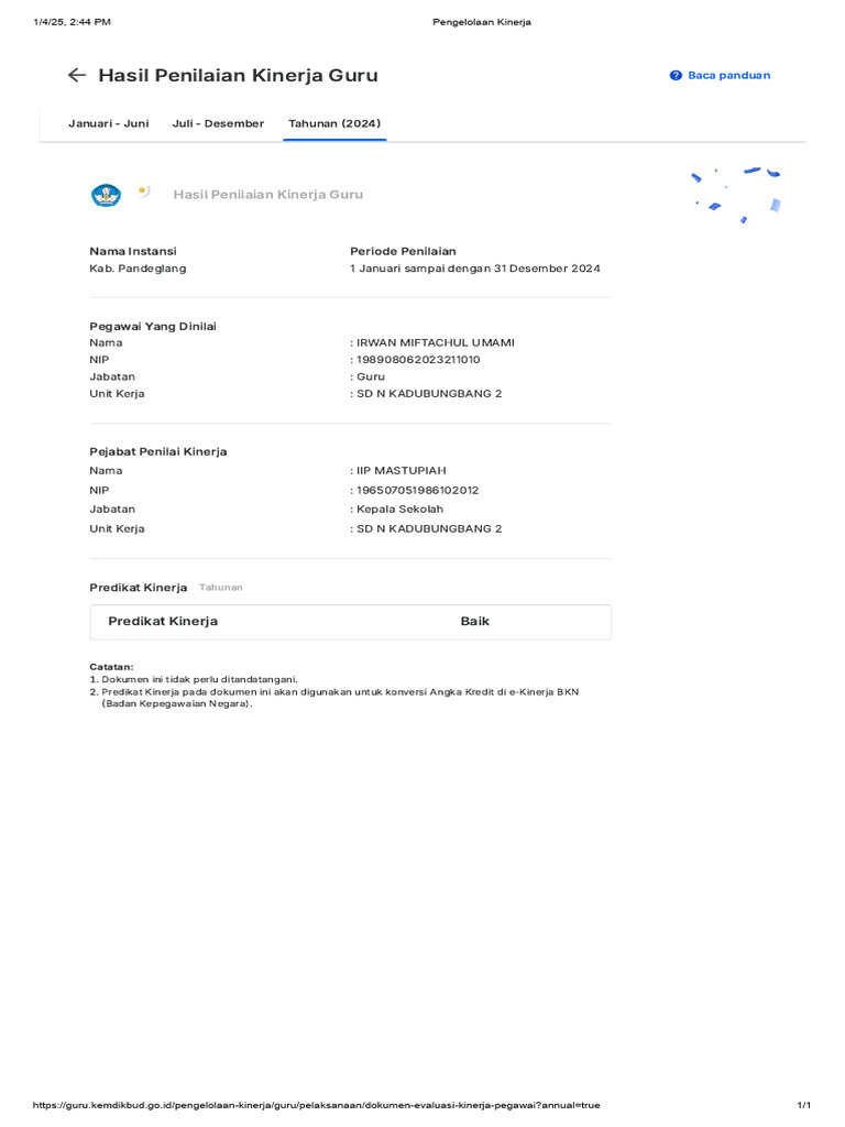 Pengelolaan Kinerja Irwan Miftachul Umami 1 | PDF