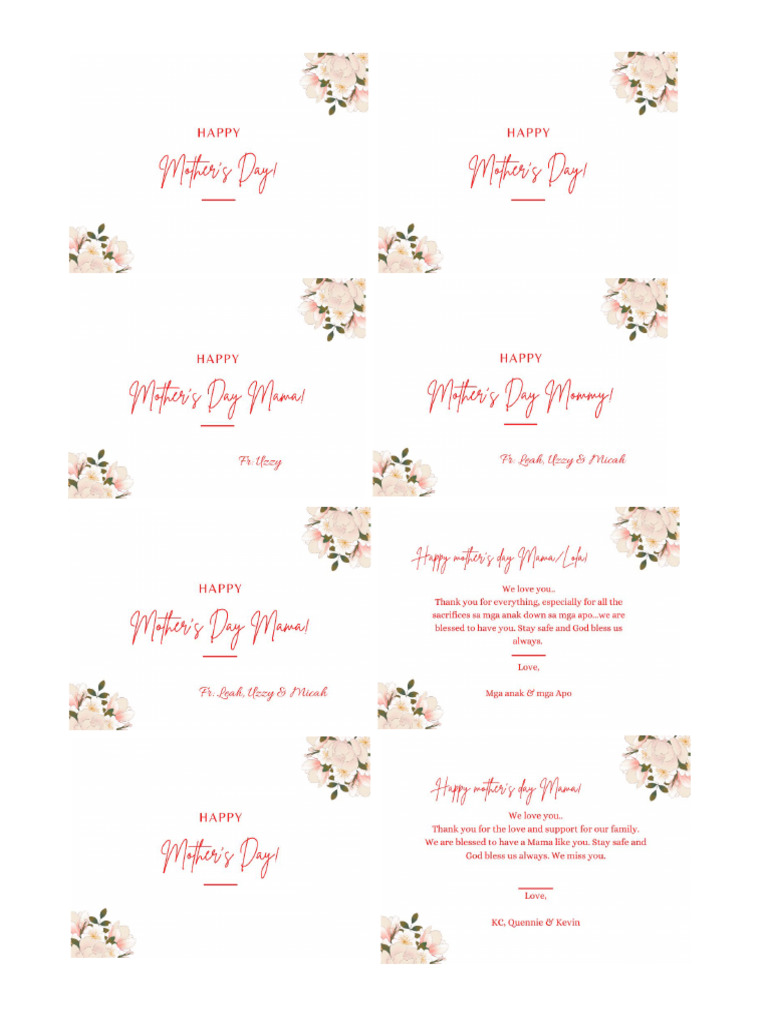 Mothers Day | PDF