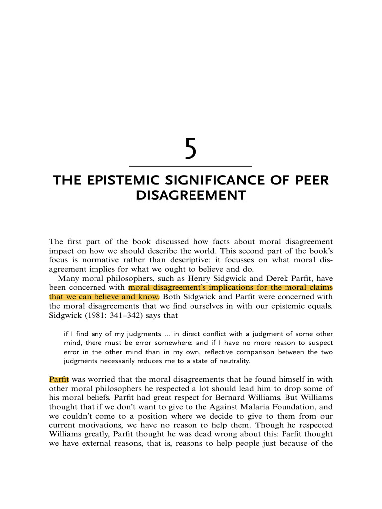Rowland 5 PeerDesagreement | PDF | Epistemology | Intuition