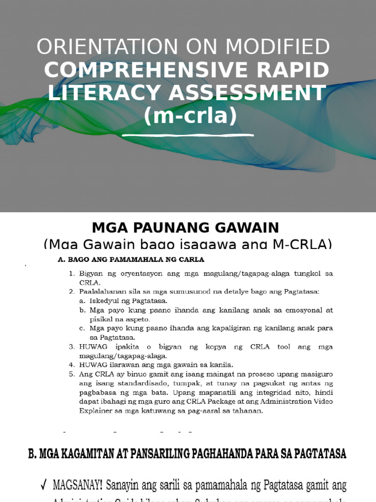 Modified CRLA | PDF