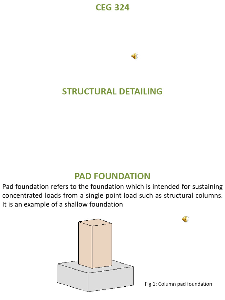 02 Isolated Pad Foundation | PDF