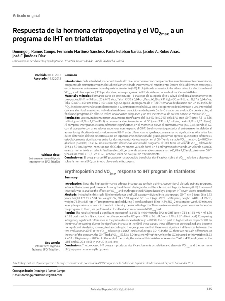 Gen Epo | PDF | Medicina CLINICA