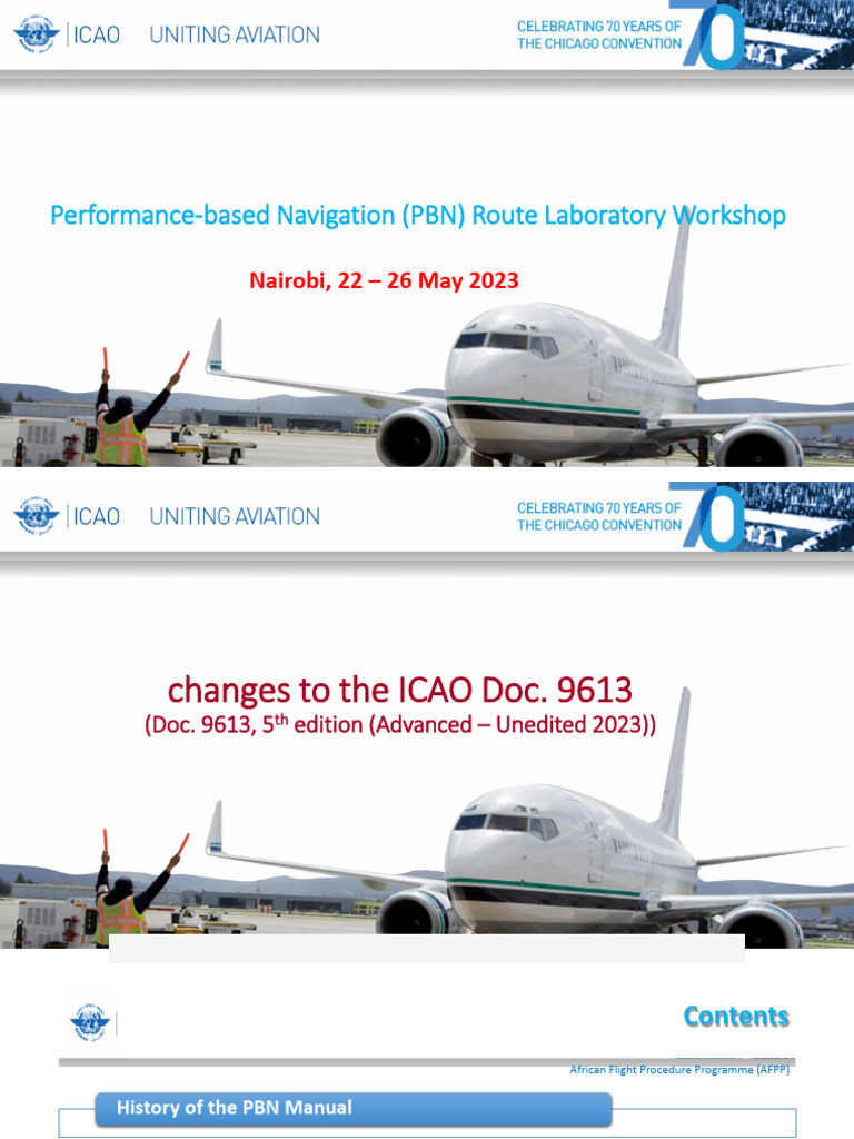PRL - Changes To Icao Doc9613 | PDF | Navigation | Aviation