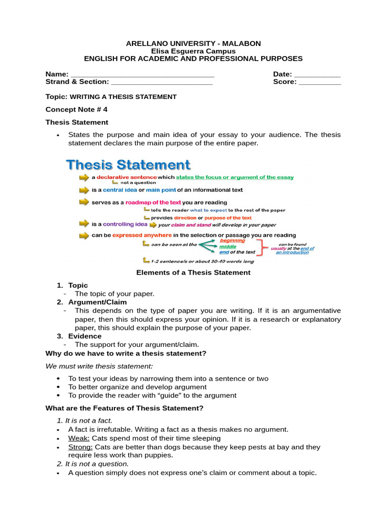 Concept-Note-4-5-EAPP | PDF | Thesis | Argument