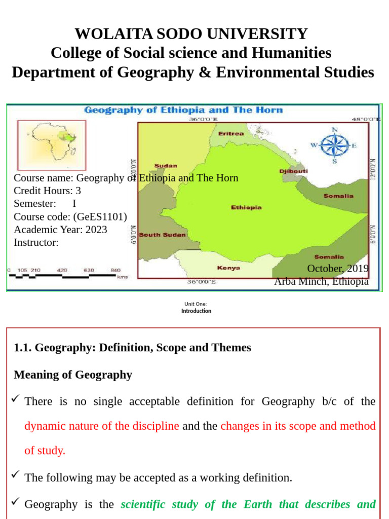 GeES 101 PPT For Freshman Sts | PDF | Geography | Lake