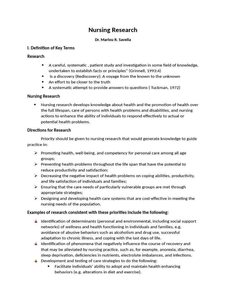 Nursing-Research | PDF | Sampling (Statistics) | Methodology
