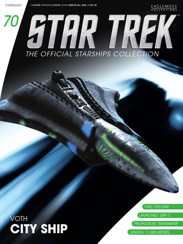 70 Issue Voth City Ship | PDF | Uss Voyager (Star Trek) | Star Trek