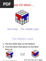 Rubik'S Cube Solution: Printable Cheat Sheet: Step 1: Cross Step 2 ...