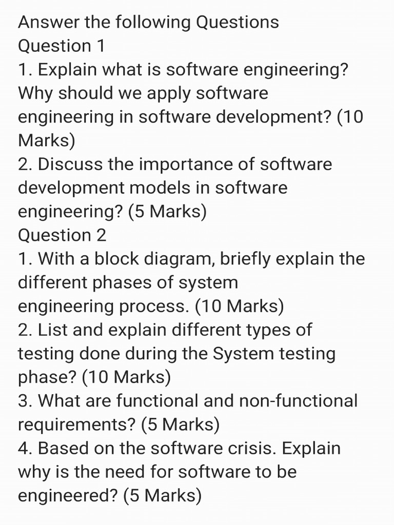 Software Engineering Assgn1 | PDF
