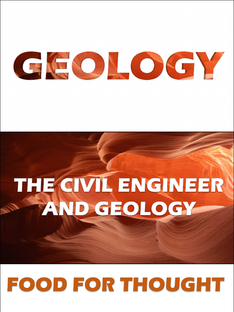 1. geo | PDF | Geology | Engineering