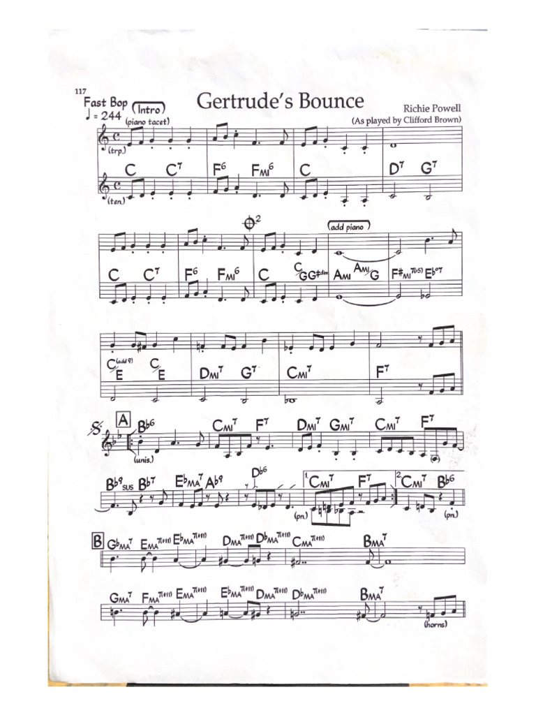 Gertrudes Bounce | PDF