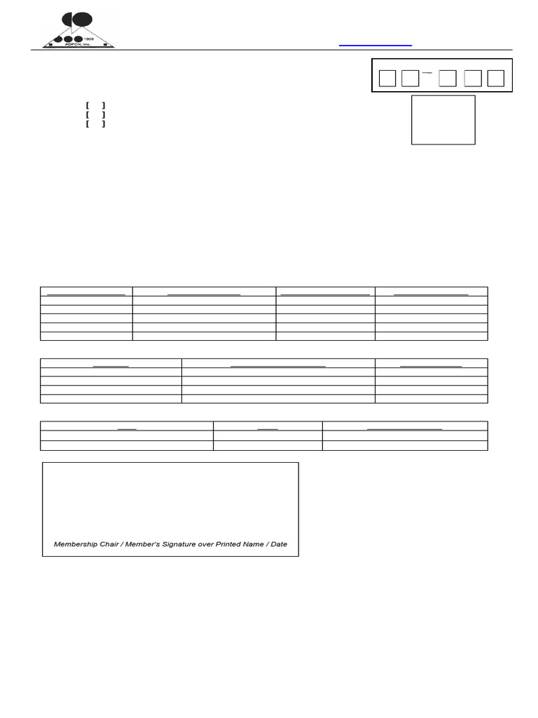 Membership Application Form Revised October 2022 | PDF | Fax