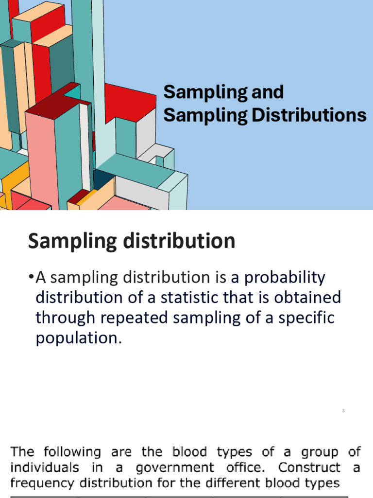 Sampling and Sampling Distributions | PDF