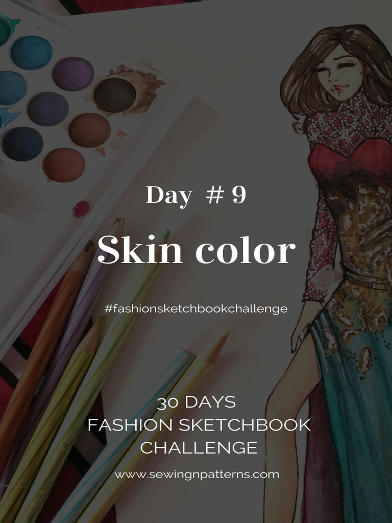 Day 9 fashion sketchbook challenge | PDF