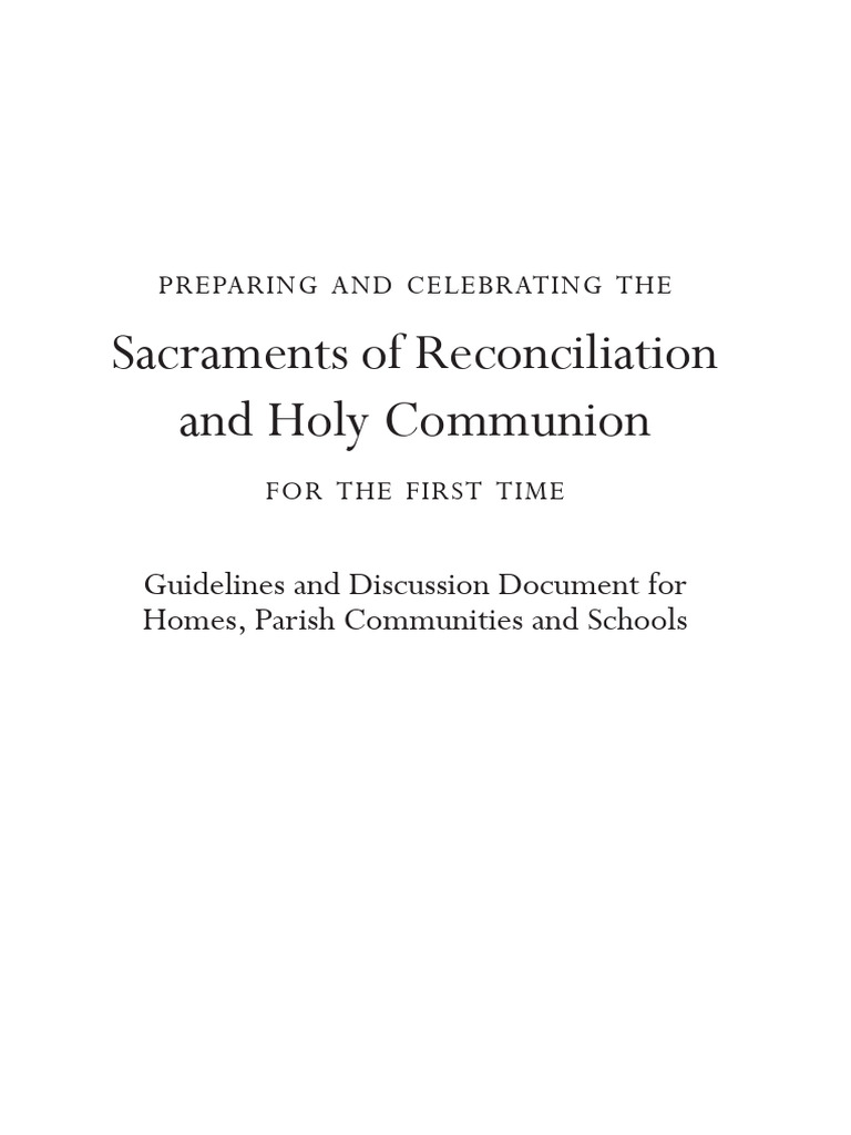 Preparing and Celebrating The Sacraments SEPT 2016 | PDF | Eucharist ...