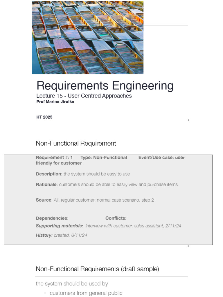 User-Centered Design in Requirements Engineering | PDF | Graphical User ...