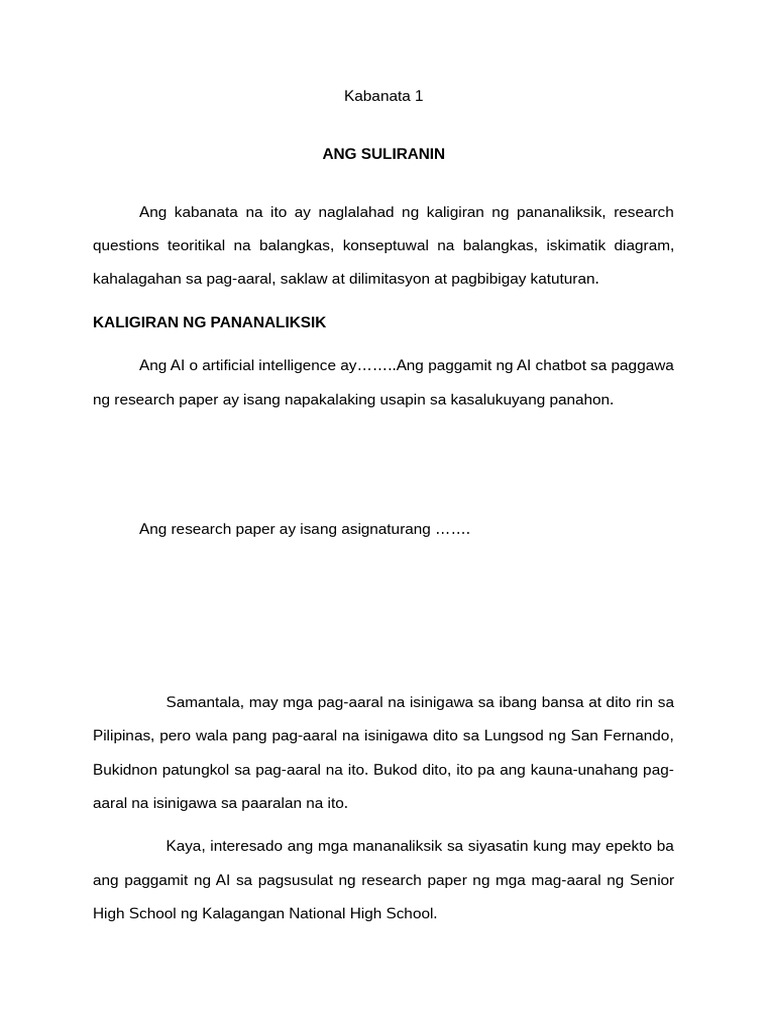 Abella Kabanata 1 | PDF