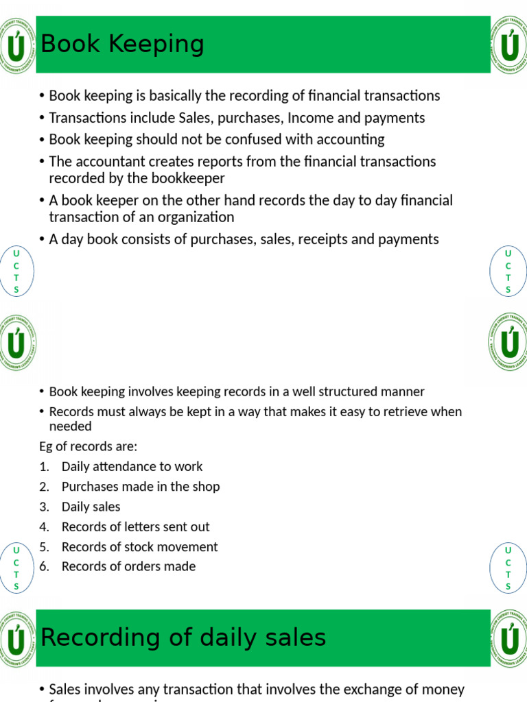 Book Keeping- Module 5 | PDF | Bookkeeping | Receipt
