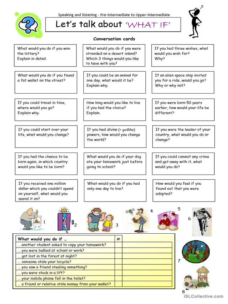 Engaging 'What If' Conversation Prompts | PDF