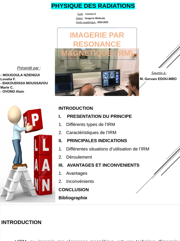 Imagerie Par Resonance Magnetique (Irm) | PDF | Imagerie par résonance magnétique | Imagerie ...