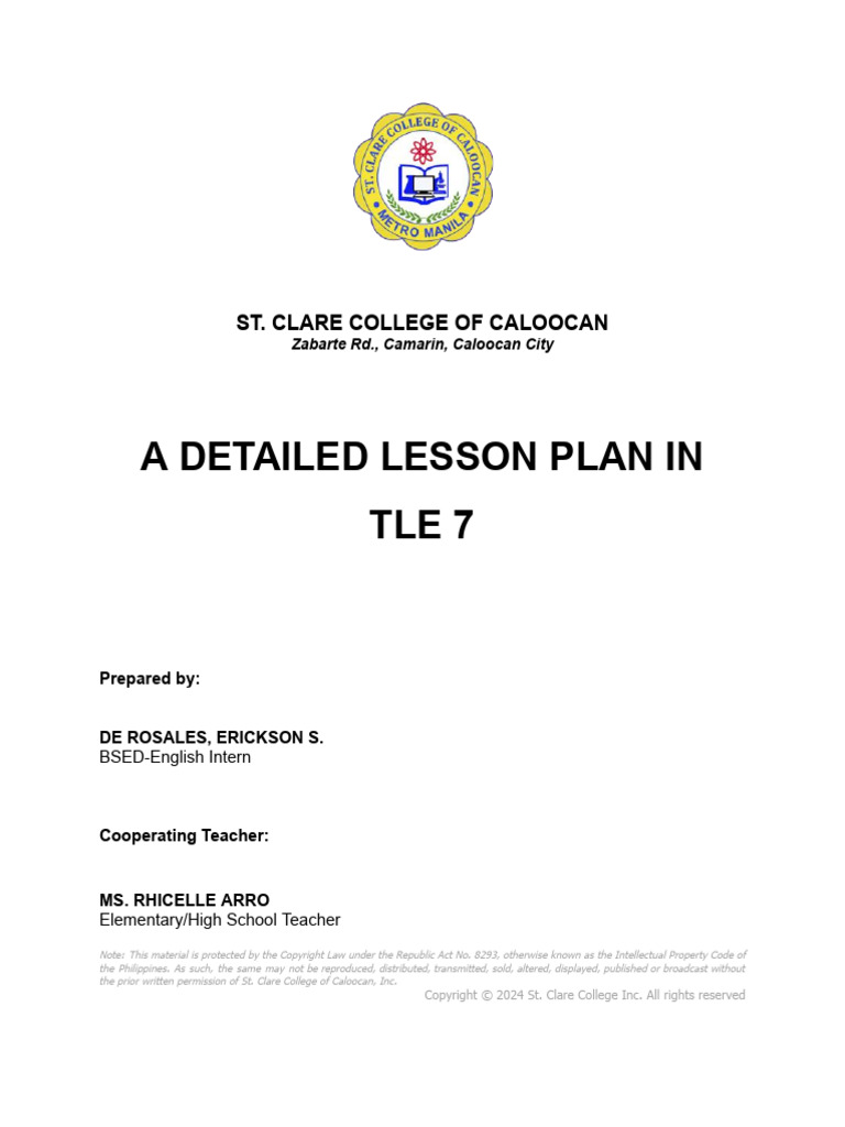 DLP TLE 7 | PDF | Communication | Nonverbal Communication