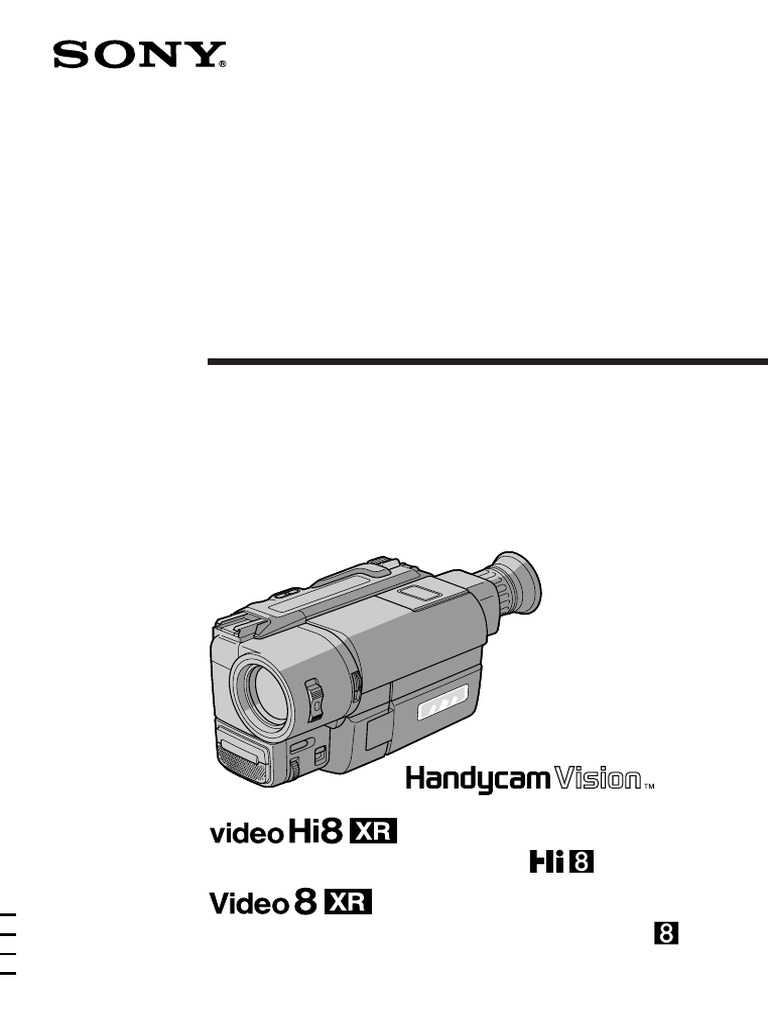 Video Camera Recorder: CCD-TRV65E/TRV69E CCD-TRV13E/TRV15E/TRV35E | PDF