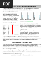 What Is A Displacement Reaction - BBC Bitesize | PDF | Iodine | Chlorine