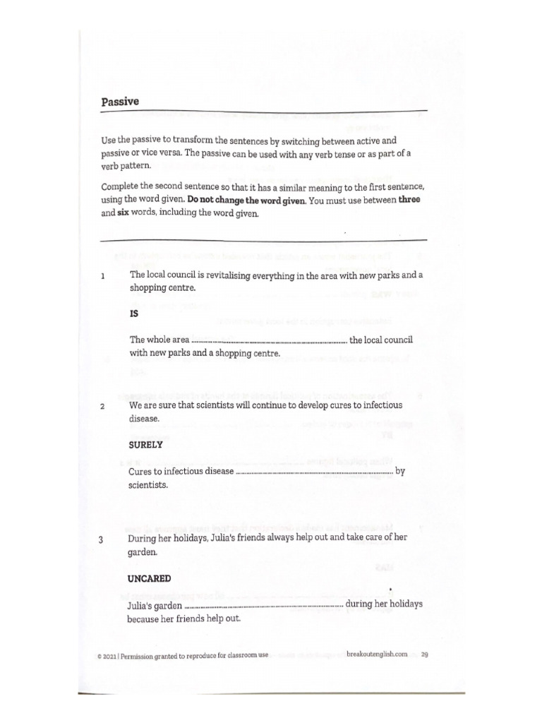 Passive + Reporting Passive | PDF