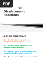 Understanding Displacement Reactions | PDF | Iodine | Chlorine