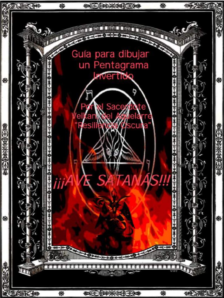 Guía para Dibujar Un Pentagrama Invertido | PDF
