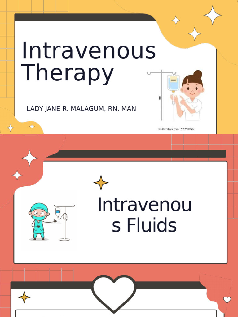 Intravenous Therapy 1 | PDF | Intravenous Therapy | Clinical Medicine