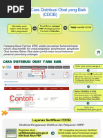 Proses Sertifikasi CDOB PBF di BPOM | PDF