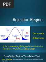 Identifying Rejection Regions in Tests | PDF | Normal Distribution ...