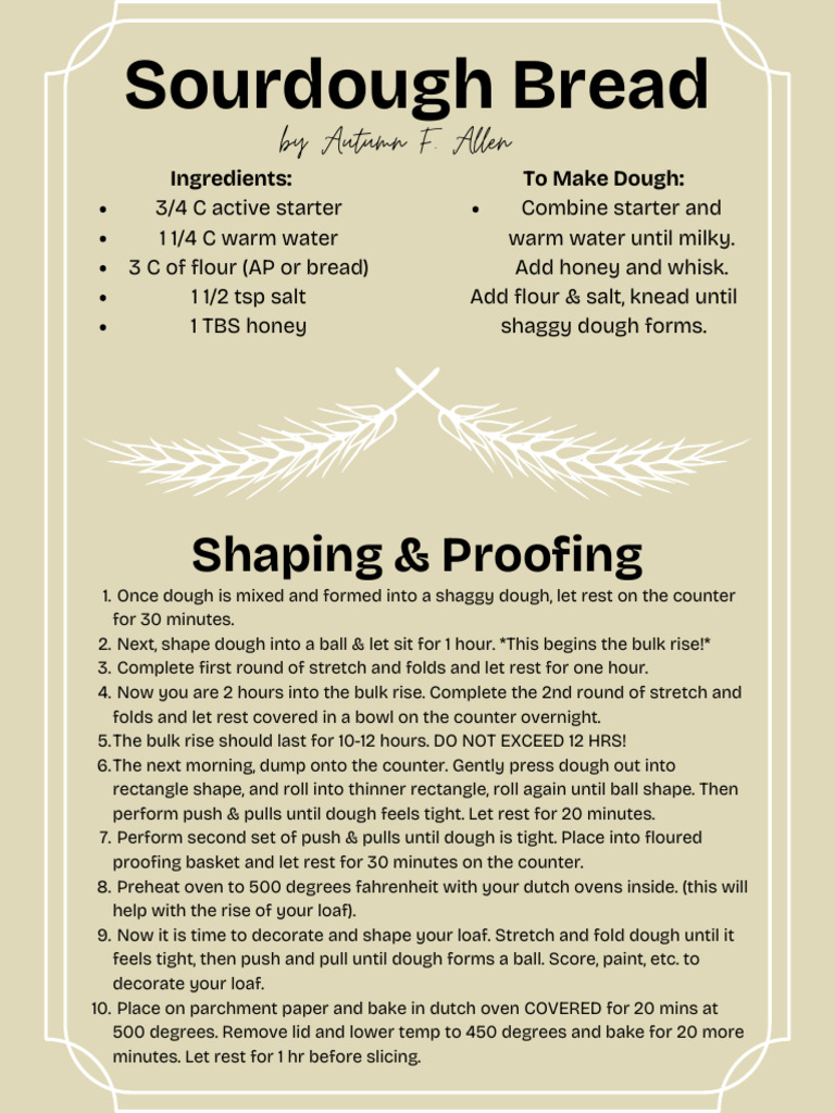 Sourdough Bread | PDF