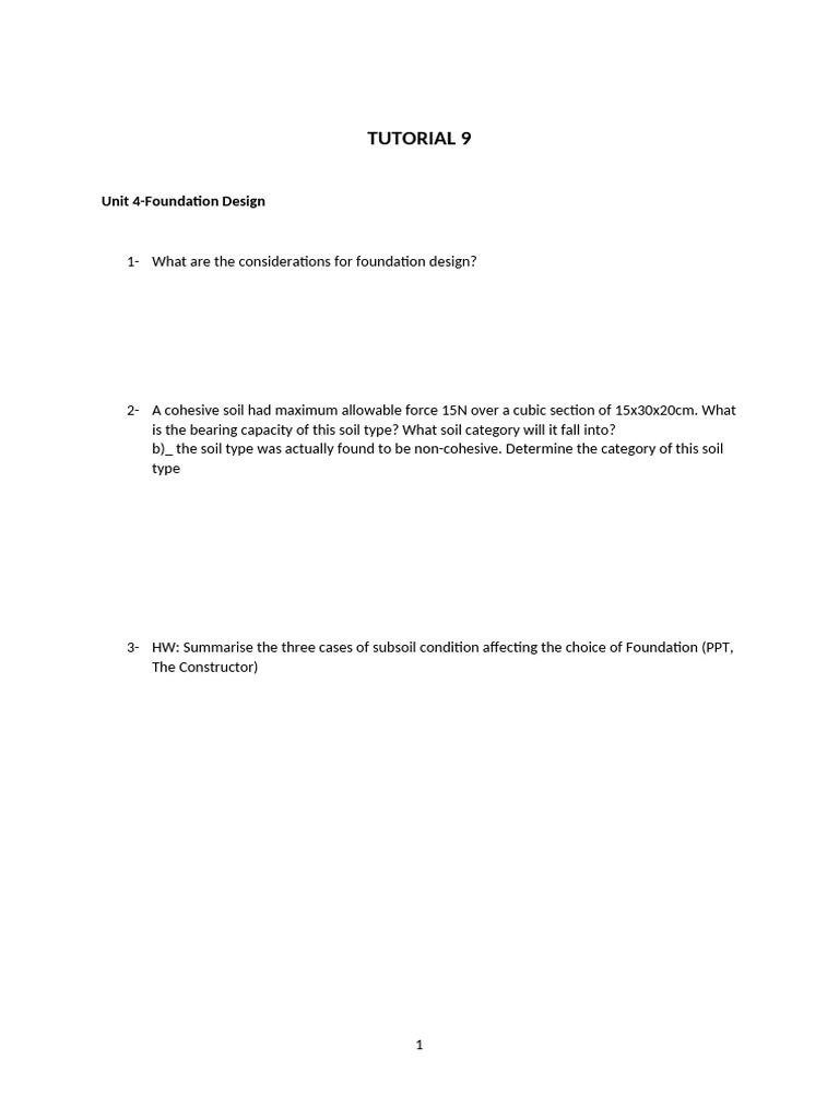 U11 - Tutorial 1-Abney Level | PDF